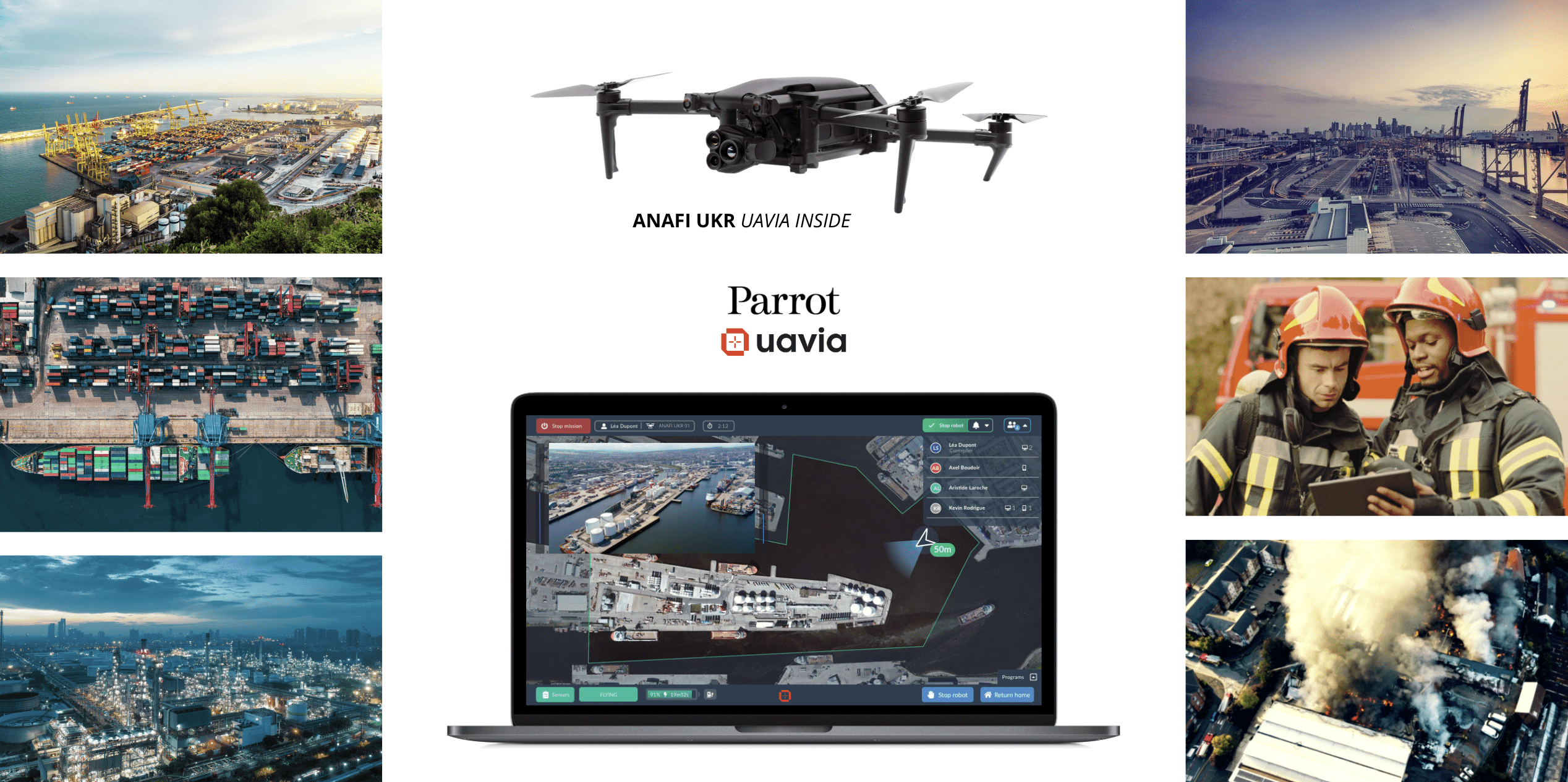 UAVIA announces compatibility of Parrot ANAFI UKR with UAVIA Robotics Platform - Uavia
